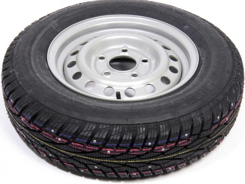 Vinterdäck släp, 185R14C, Dubbdäck släp